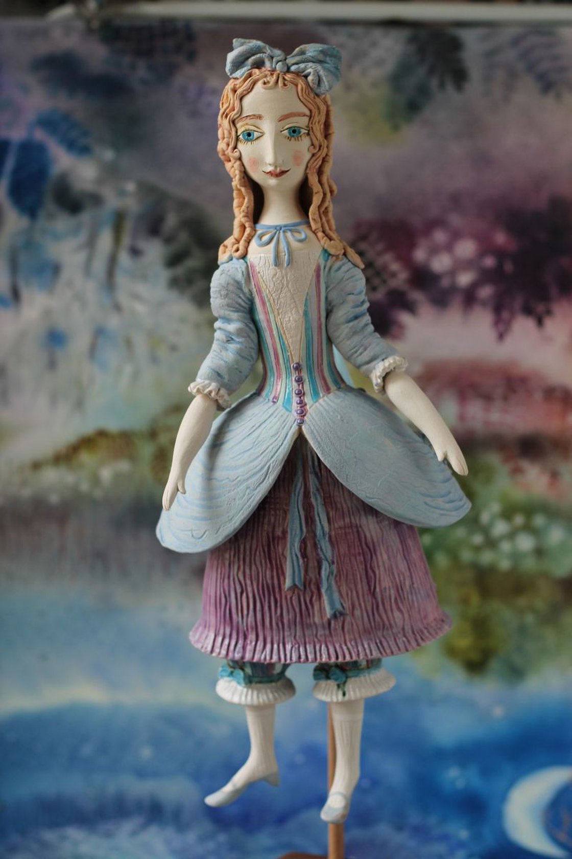 From the Alice in Wonderland. Alice, grown up. Wall sculpture by Elya ...