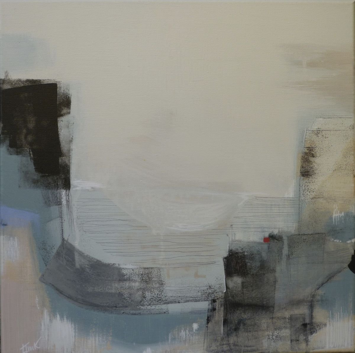 Noticeable absence Acrylic painting by Lorraine Tuck | Artfinder