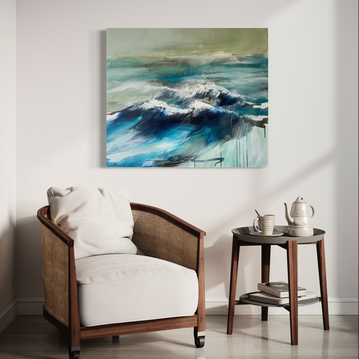 Feel the Wave Oil painting: Belinda Reynell | Artfinder
