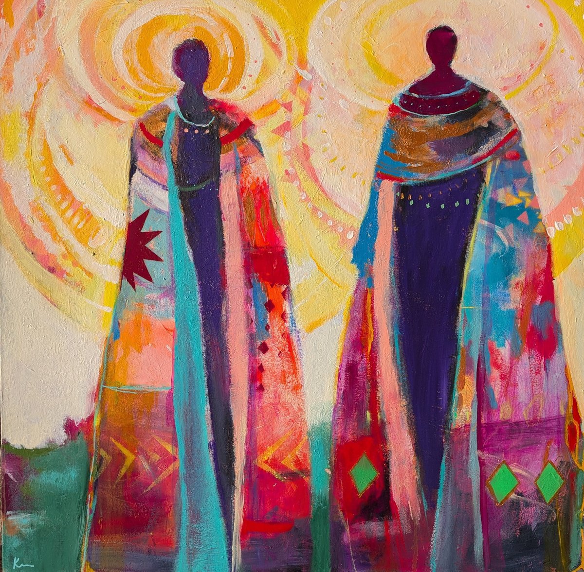 Take Up the Mantle Acrylic painting by Kerri McCabe | Artfinder