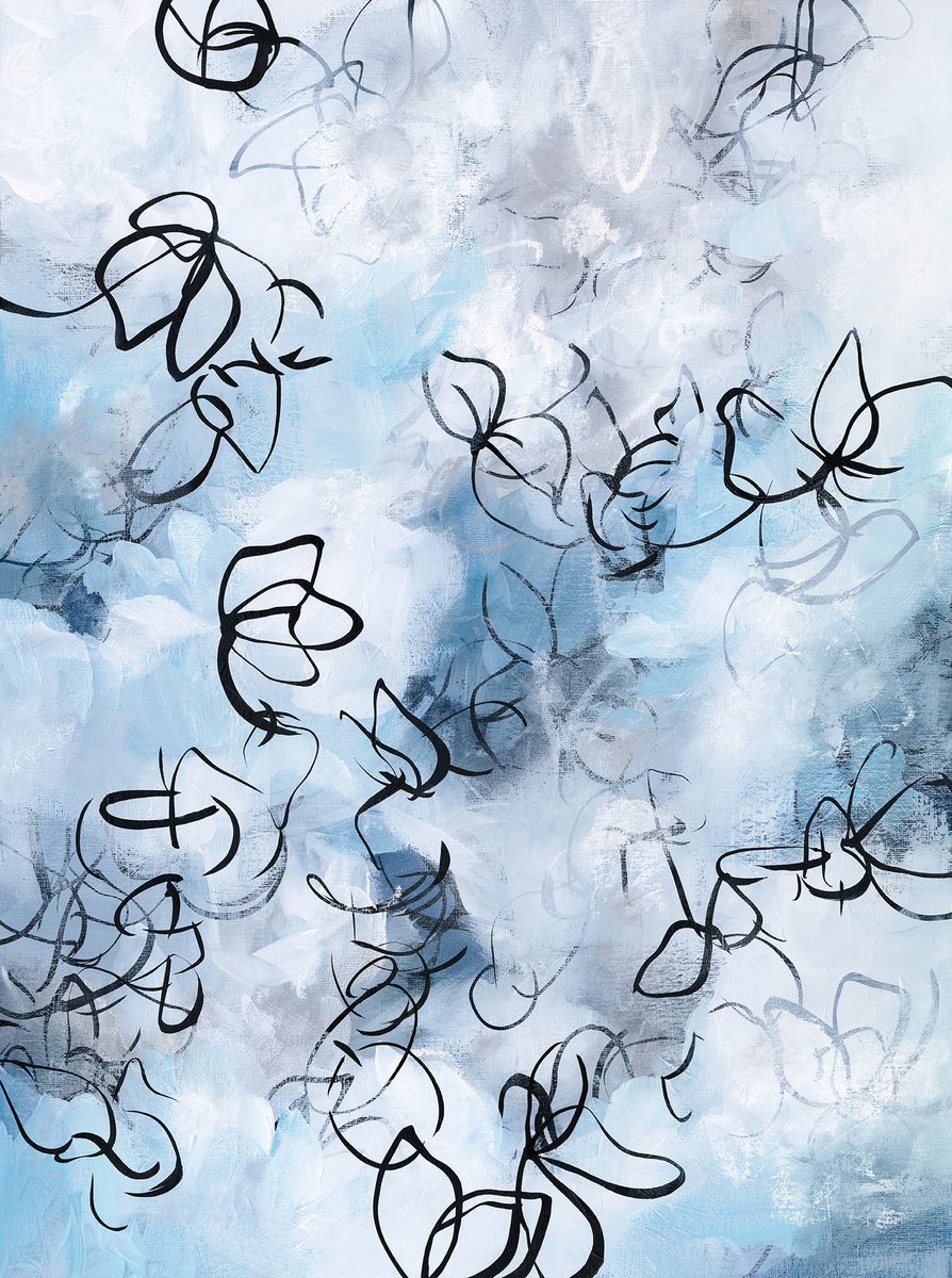 Sonnet In Blue No.7 Acrylic painting: Sara Richardson Artist | Artfinder