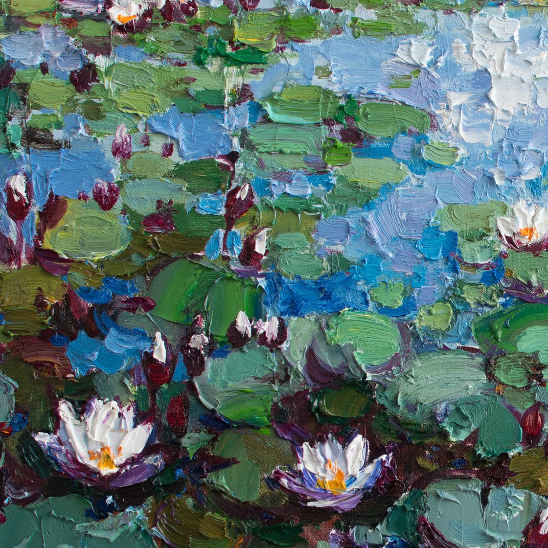 Water Lilies Oil painting: Anastasiia Valiulina | Artfinder