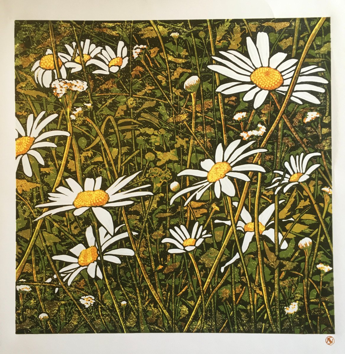 Patience Linocut by Susan Noble | Artfinder