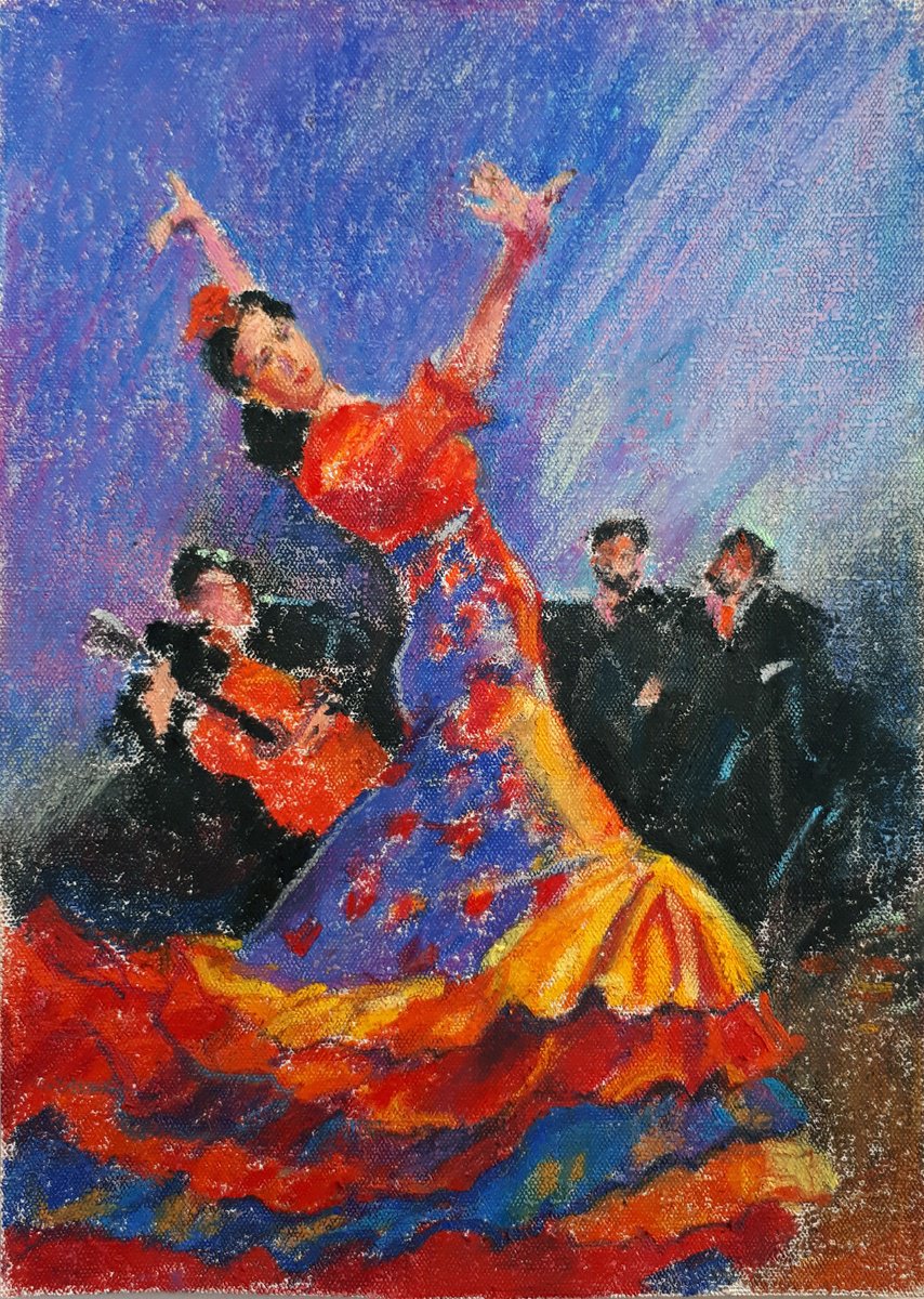 Spanish Dance Pastel drawing: Salana Art / Svetlana Samovarova | Artfinder