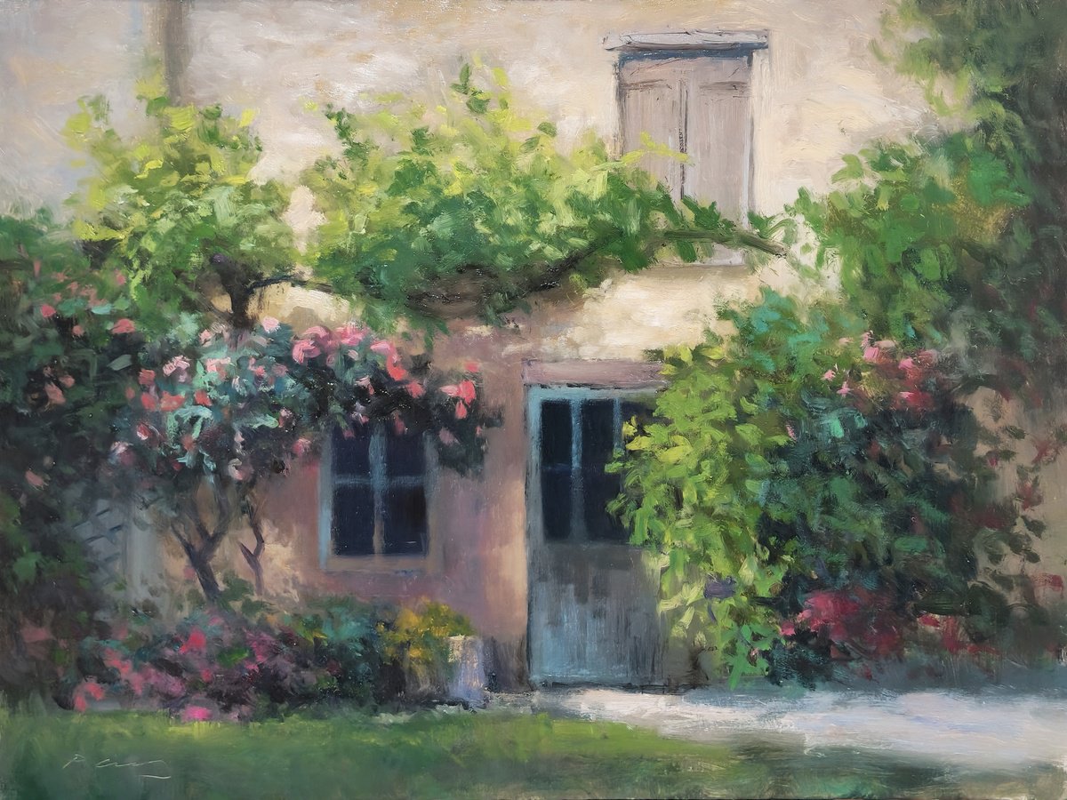 Provençal House Oil painting by Pascal Giroud | Artfinder