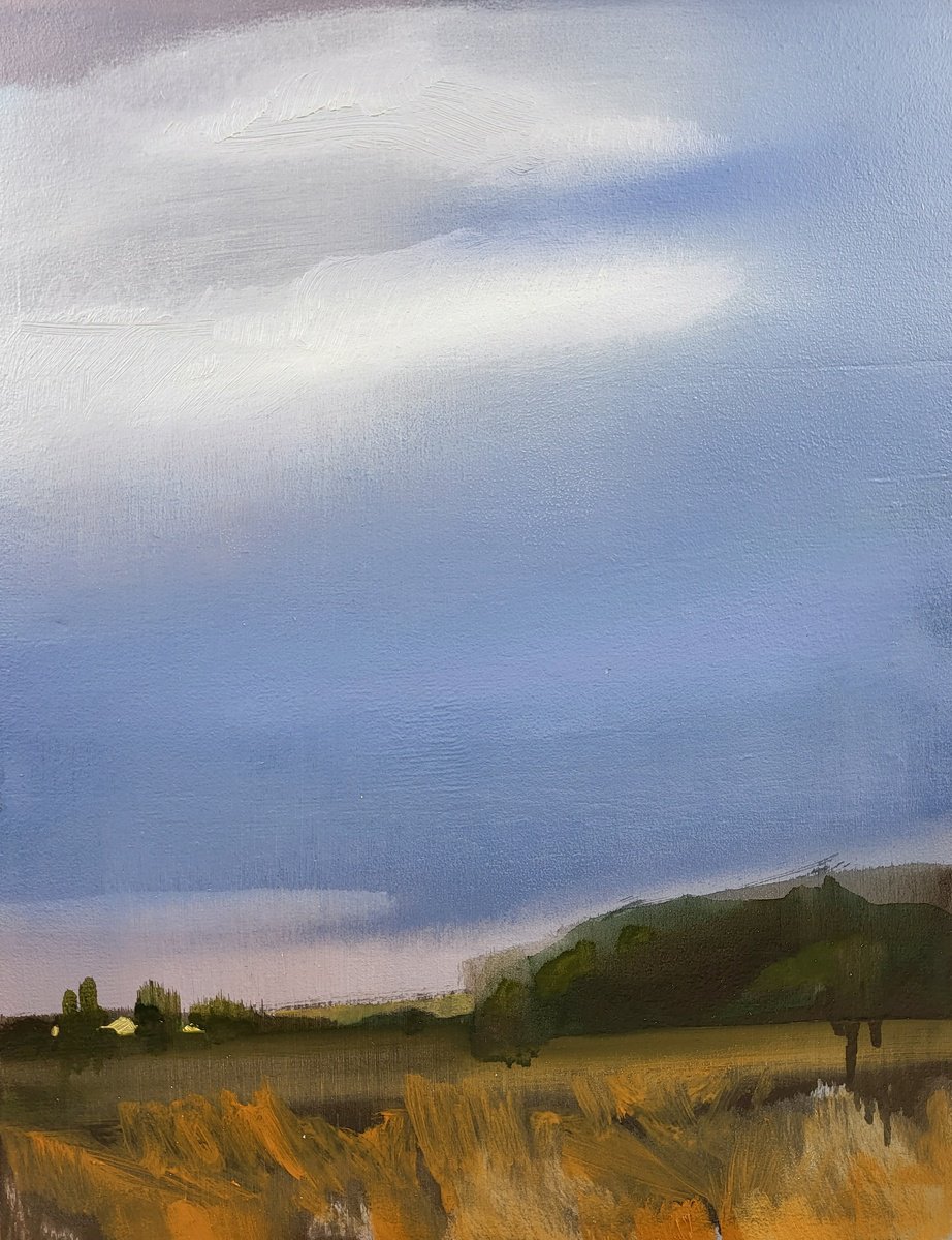 The Endless Field Oil painting: Daria Dubrovskaya | Artfinder