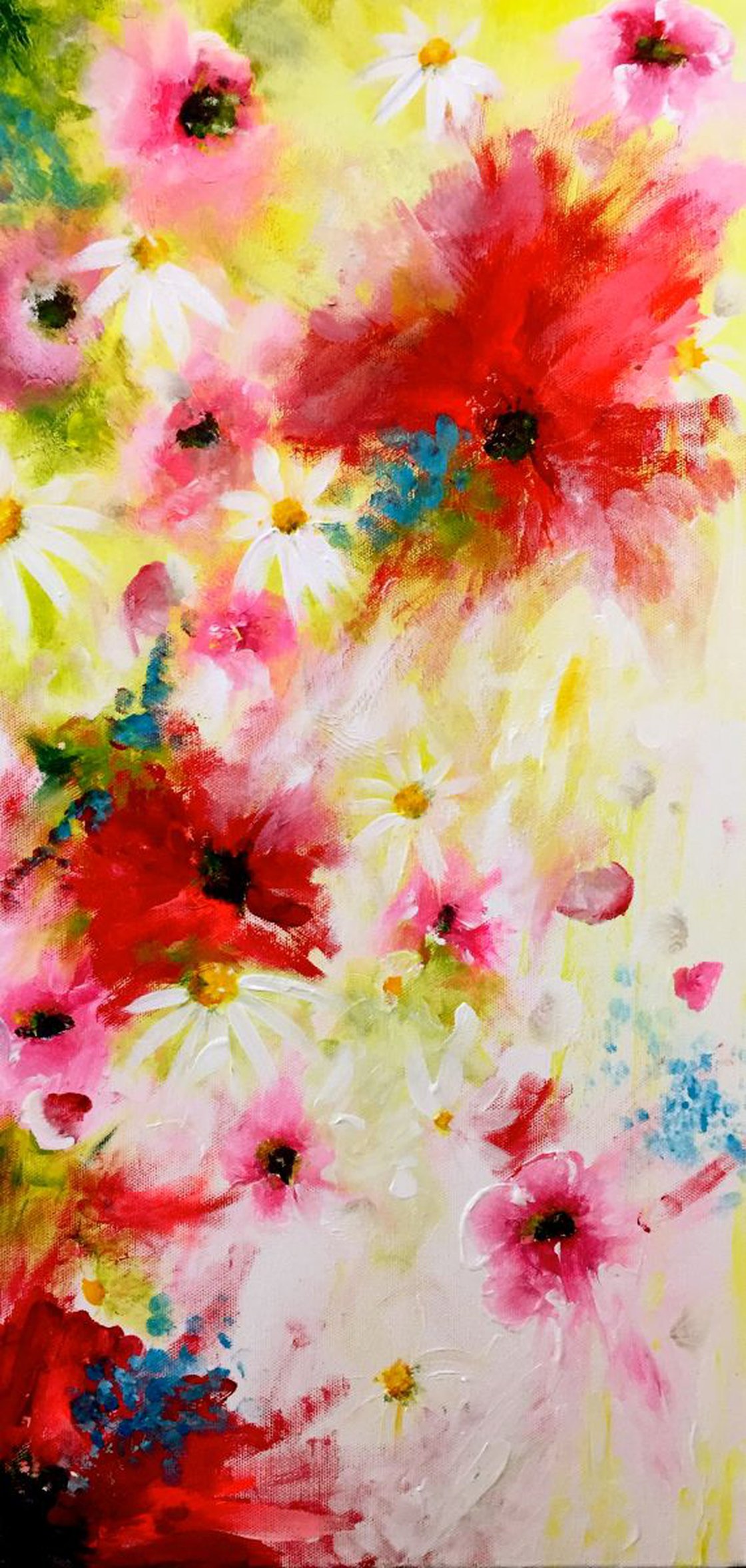 Rays of light Acrylic painting by Emma Sian Pritchard | Artfinder