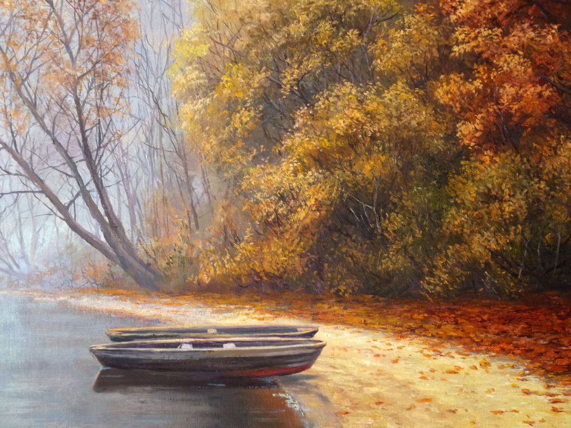 Calm Morning Painting: Oleg Riabchuk | Artfinder