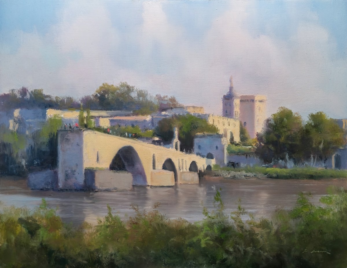 Avignon (France) Oil painting by Pascal Giroud | Artfinder