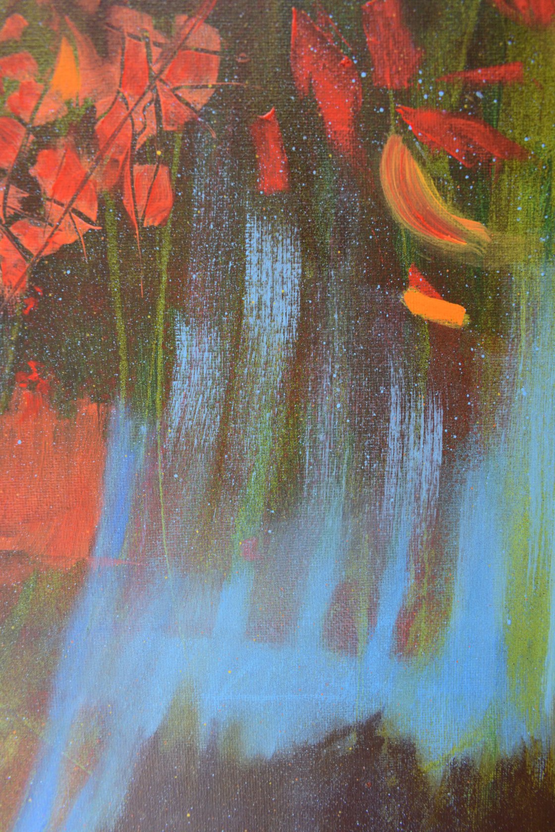 Original Oil Painting - on the Shores of Time by Hilde Hoekstra