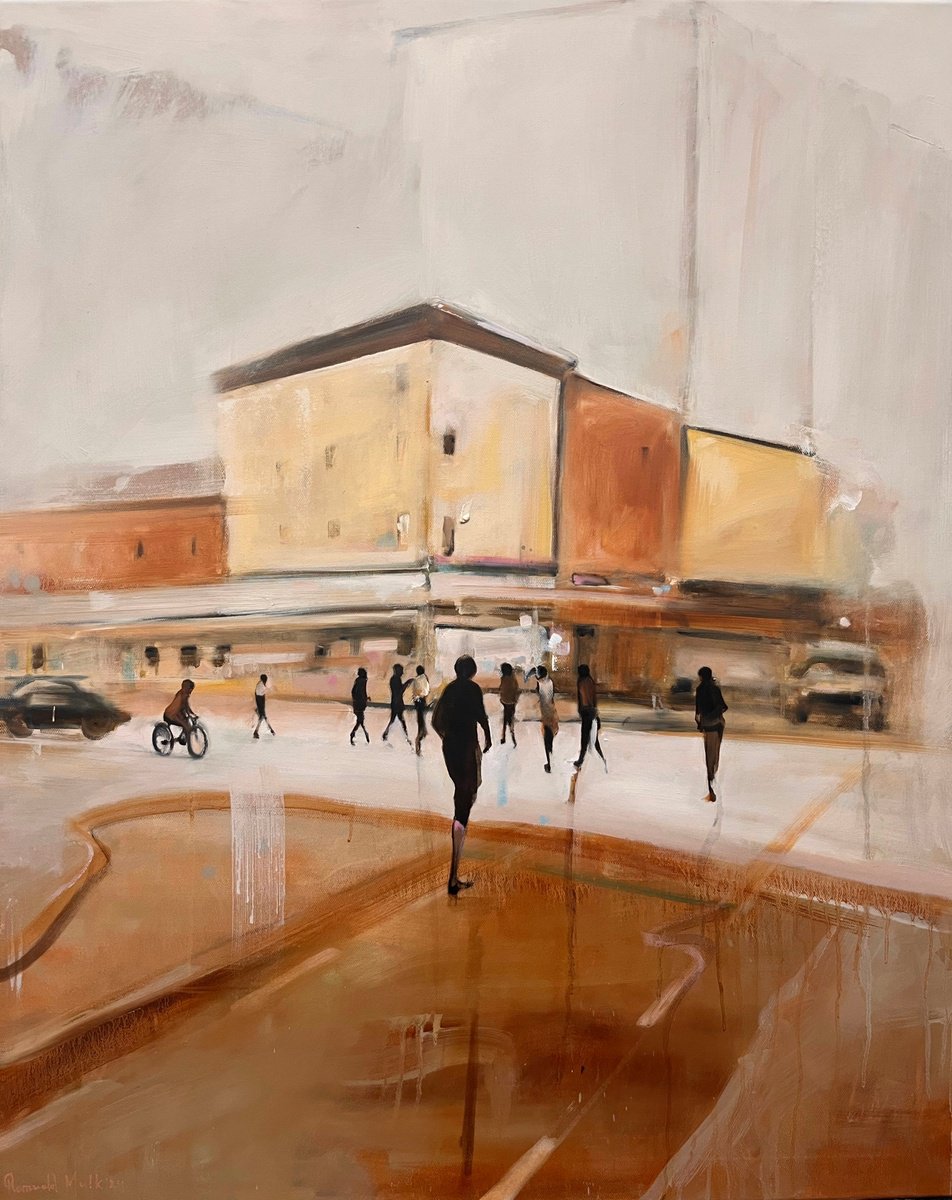 Cartagena Courtney Bar Oil painting: Romuald Mulk Musiolik | Artfinder