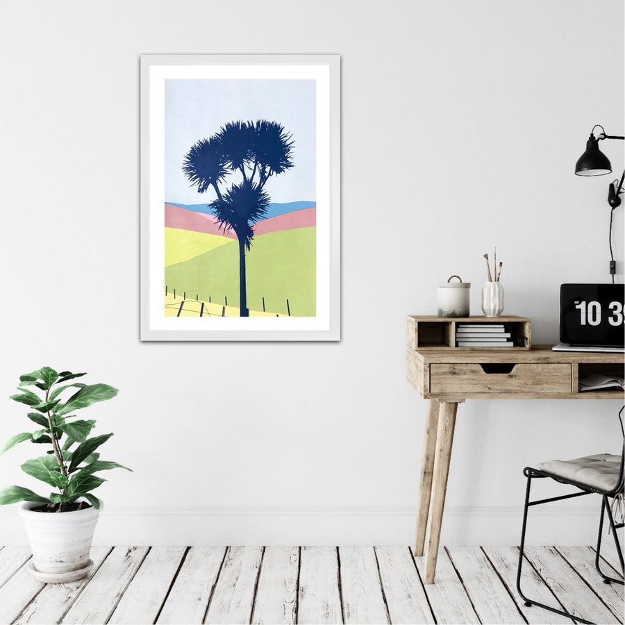 Bullock Track to Hungry Creek Screenprint: Talia Russell | Artfinder