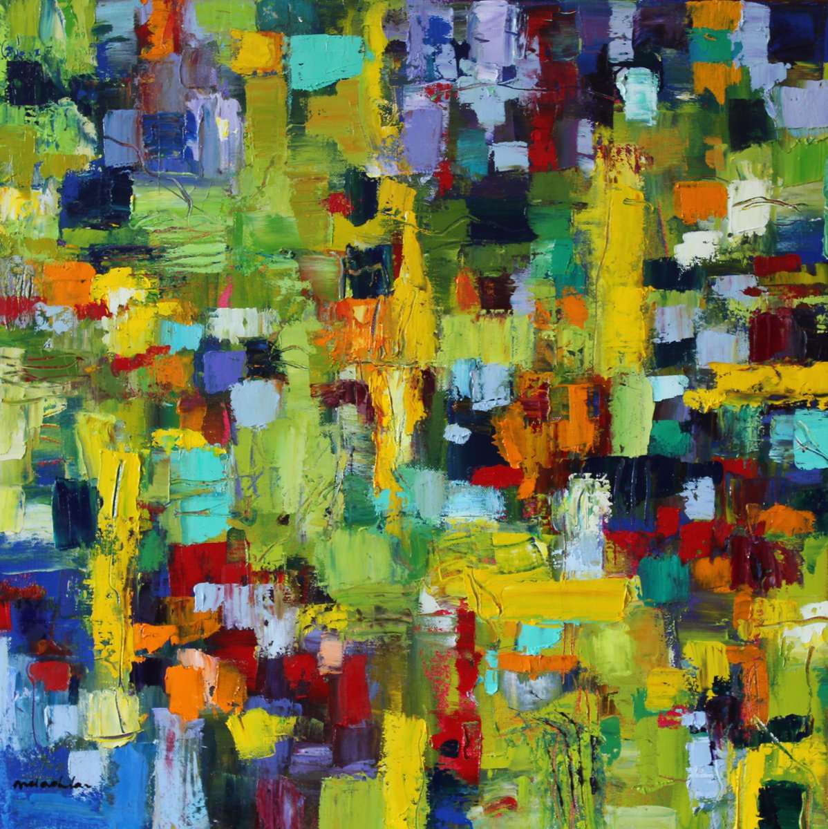 Social Distancing 2 Oil painting: Graham R McLachlan | Artfinder