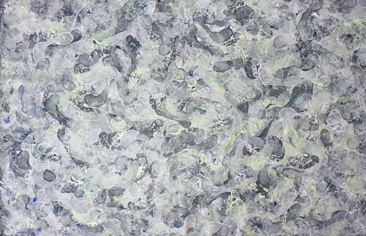 10000 moon steps Acrylic painting: Ann Zhuleva | Artfinder