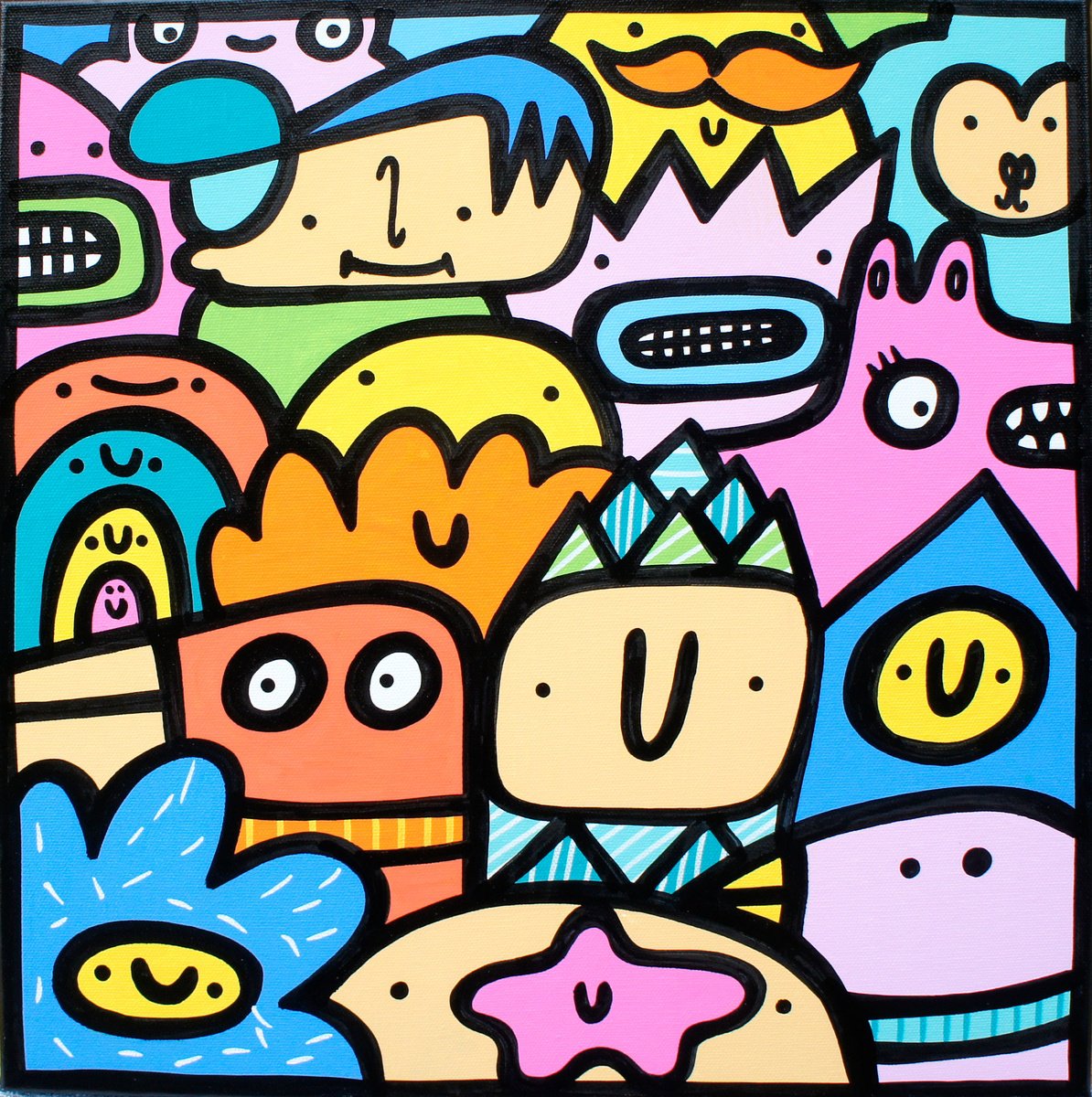 Sing Along Together Acrylic painting: Kev Munday | Artfinder