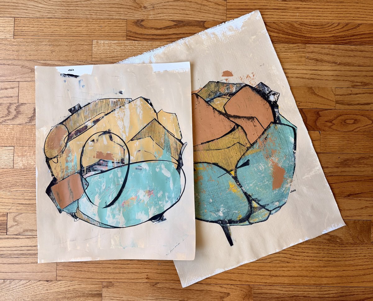 Original Acrylic Painting - Circle: Desert Heat / Circle: Icon by ...