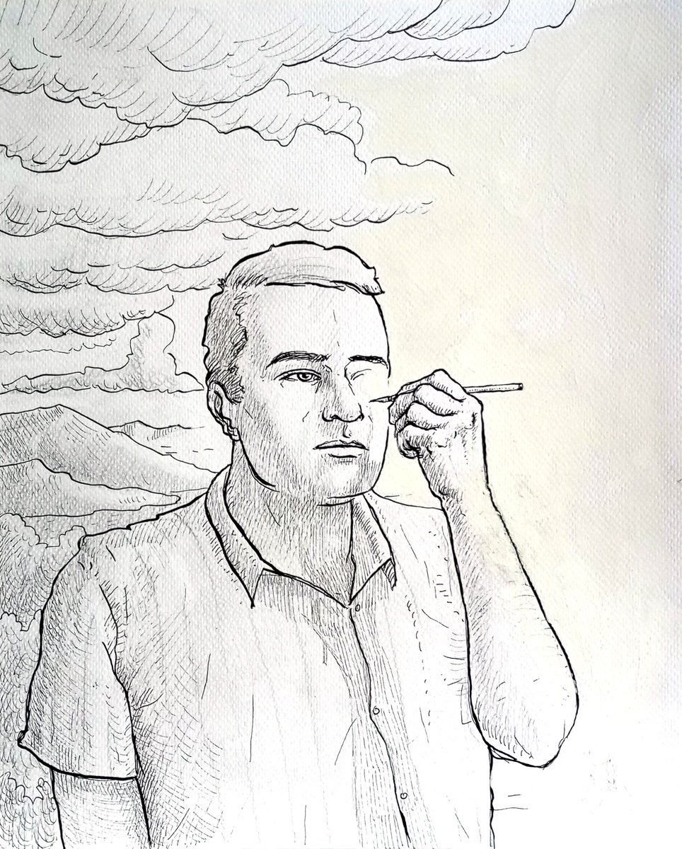 Drawing yourself Ink drawing: paolo beneforti | Artfinder