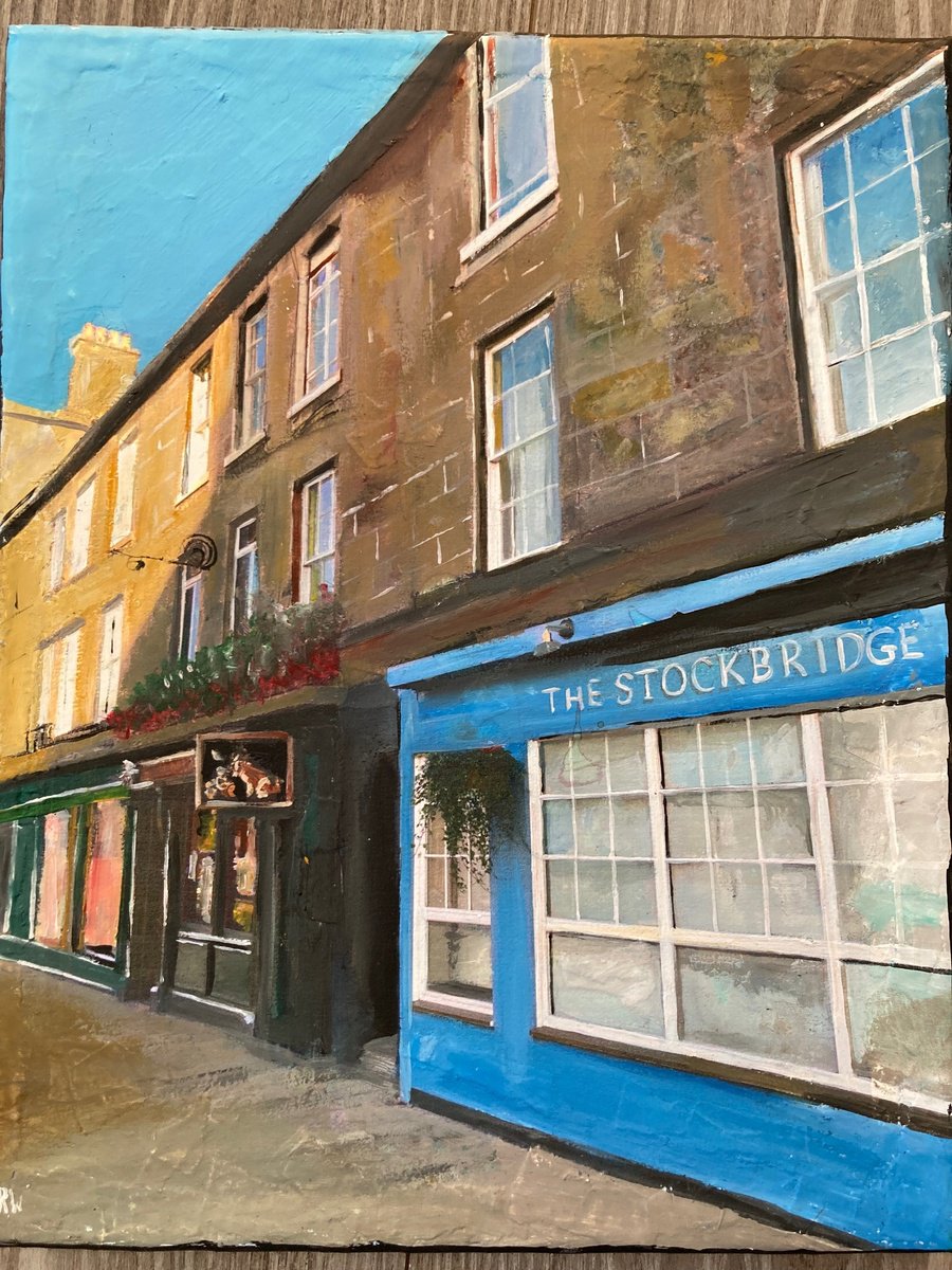 Edinburgh, Pub Acrylic painting: Andrew Reid Wildman | Artfinder