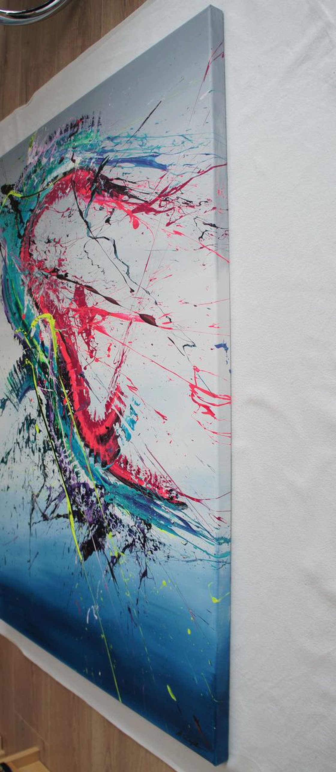 Ripped-tile Acrylic painting by Ansgar Dressler | Artfinder