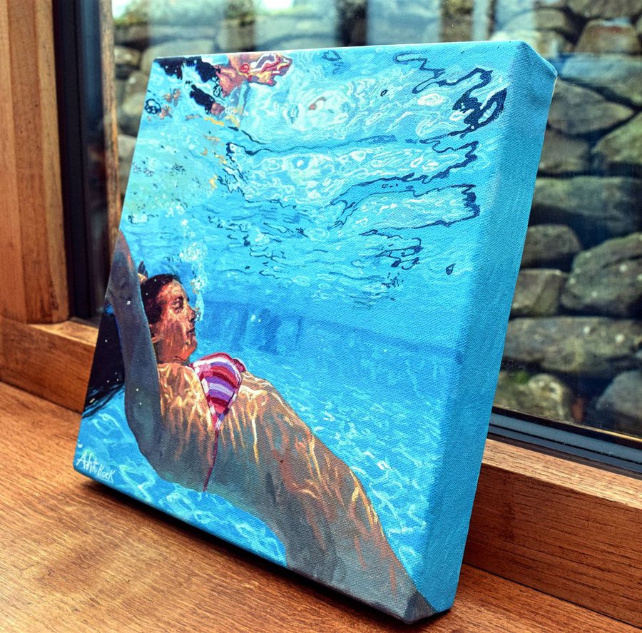 Underneath - Miniature Painting Acrylic painting: Abi Whitlock | Artfinder