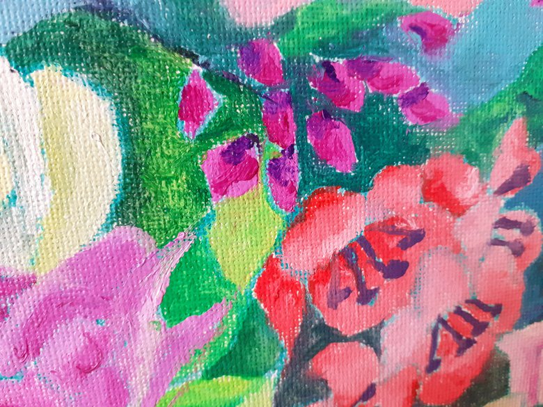 Bouquet Oil painting by Lisa Mann | Artfinder