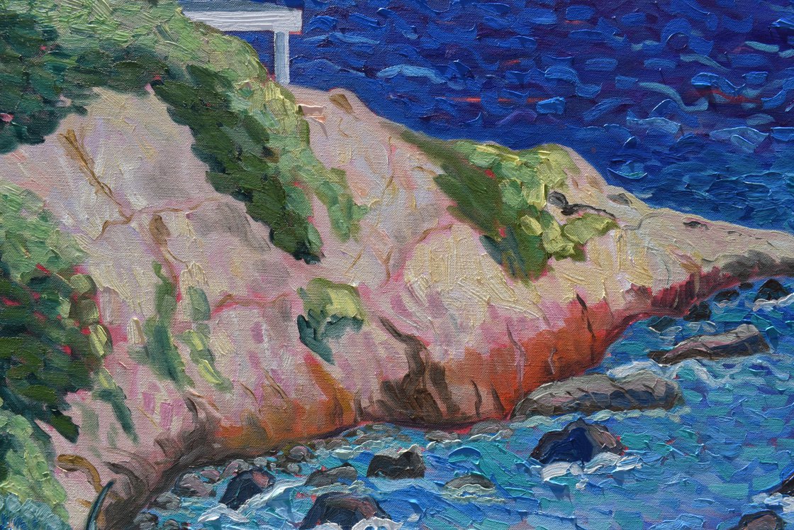 BAHÍA ROCOSA SOLD Oil painting: Kirsty Wain | Artfinder