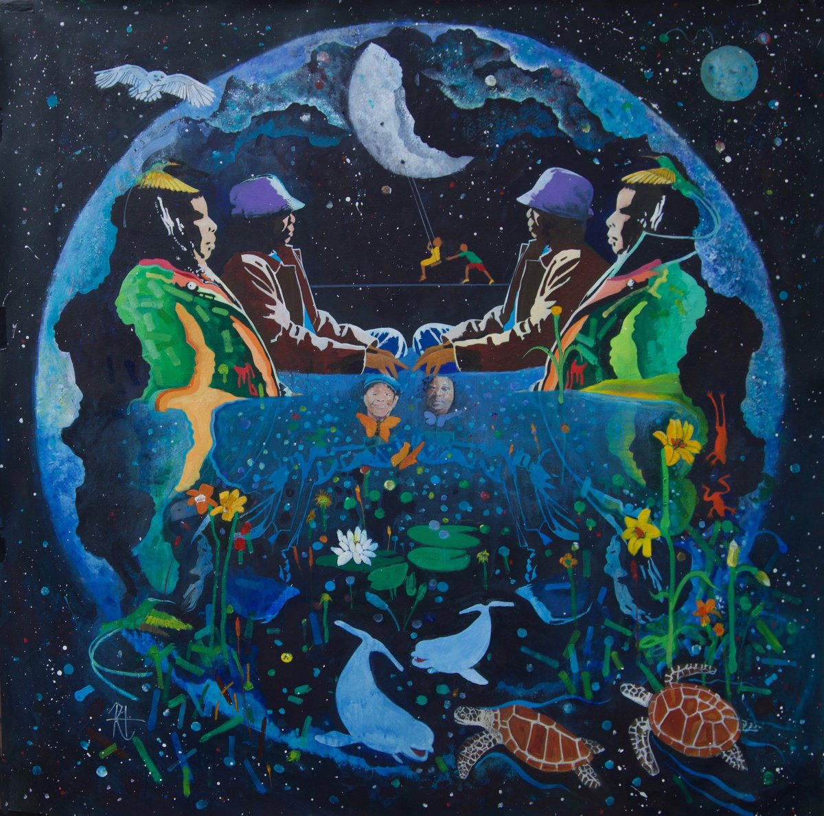 When the night Acrylic painting by Richard Heley | Artfinder