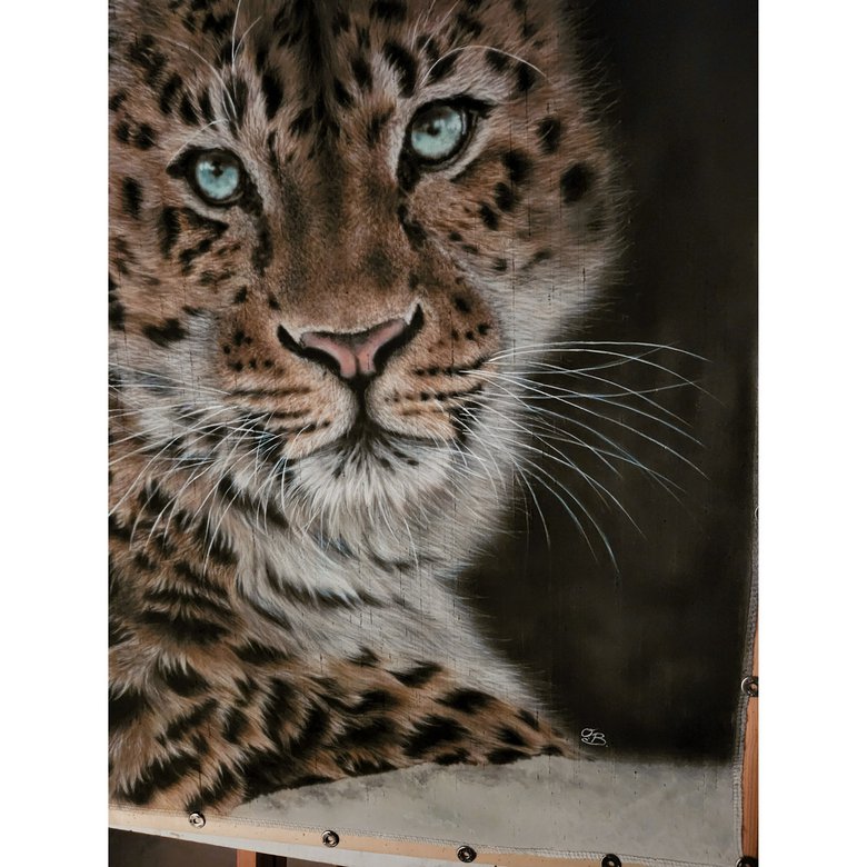 Night Leopard Acrylic painting: Olga Belova | Artfinder