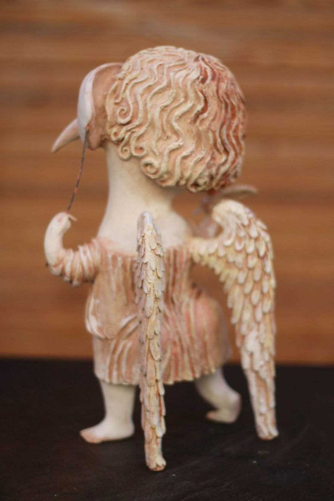 Mask of the Angel. Sculpture from the "Birds and Beards" exhibition ...