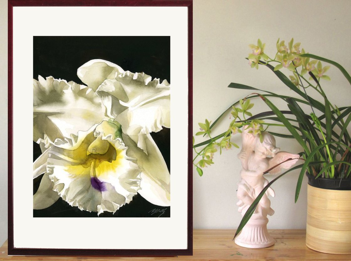 a touch of violet Watercolour: Alfred Ng | Artfinder