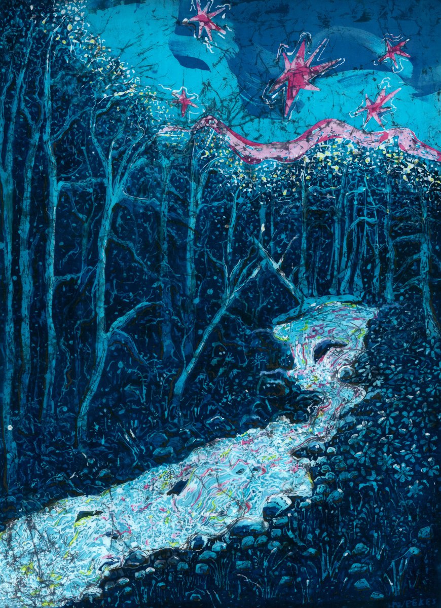 Cascading Rapids in the Vintgar Gorge Painting: Hannah Weekes | Artfinder
