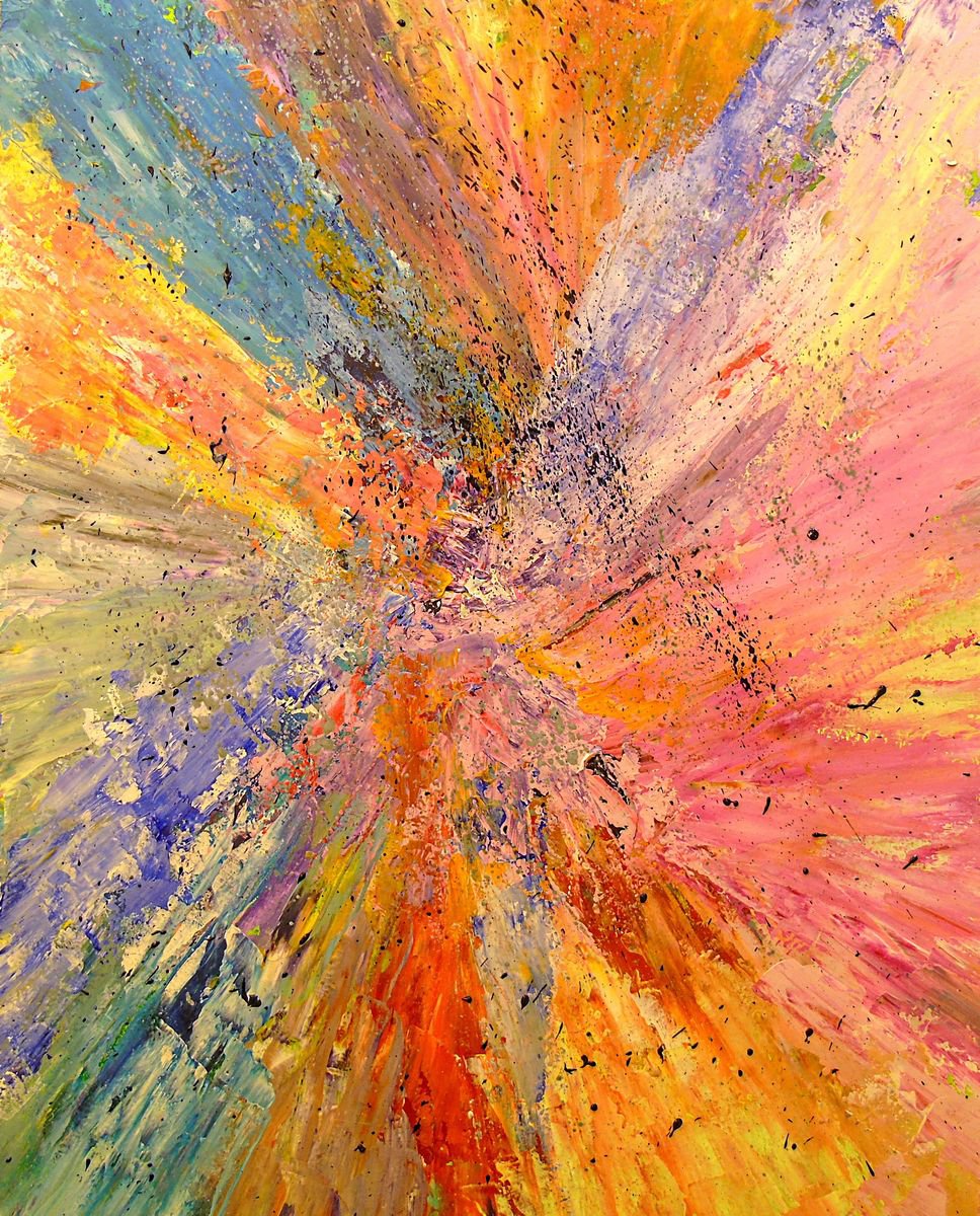 Radiation color Acrylic painting: Vyacheslav Linskyi | Artfinder