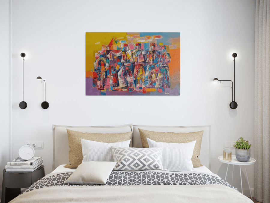 Armenian Kochari Dance Oil painting: Hayk Miqayelyan | Artfinder