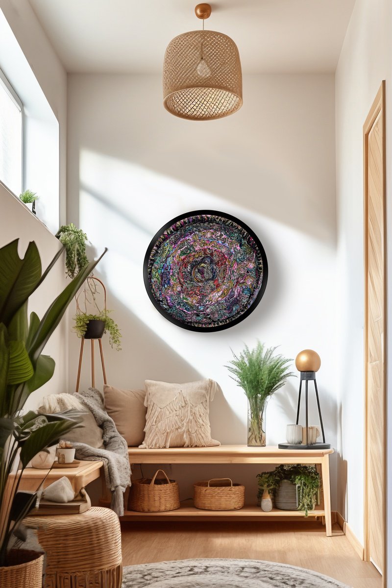 The Map of Heaven. Tondo Drawing: Maria Susarenko | Artfinder