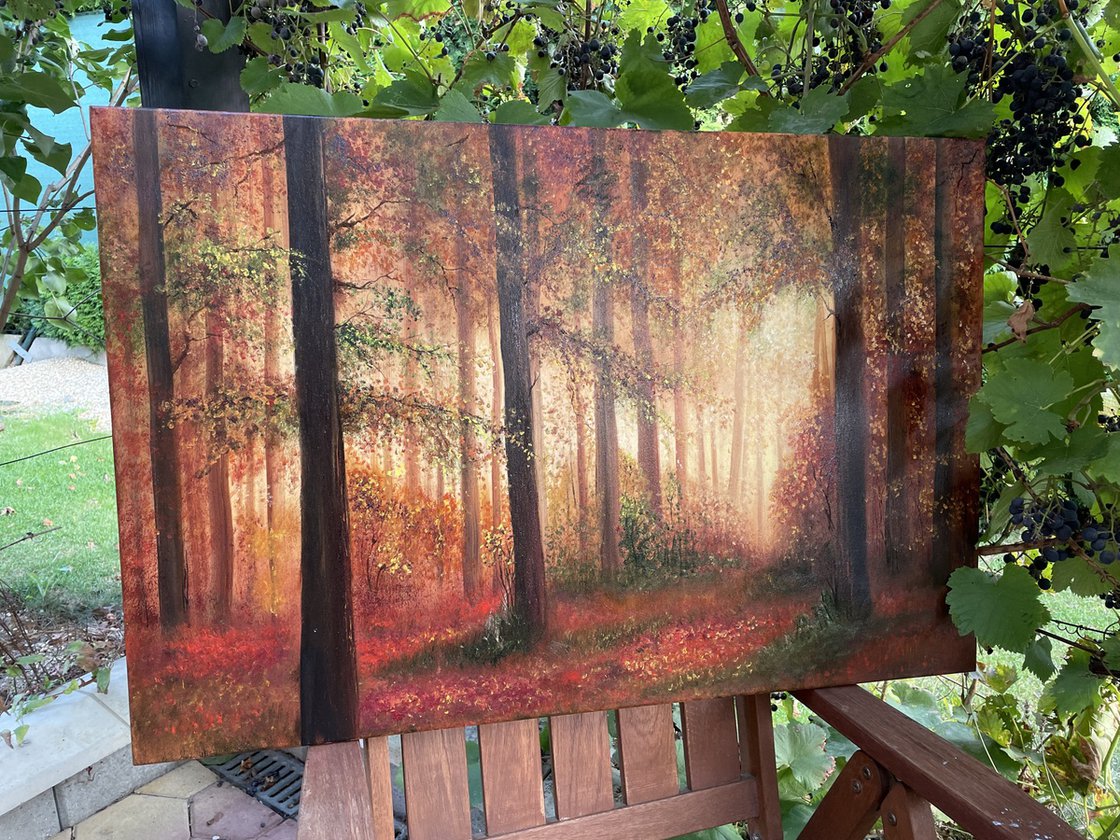 Autumn Spell - Autumn series Oil painting by Tanja Frost | Artfinder