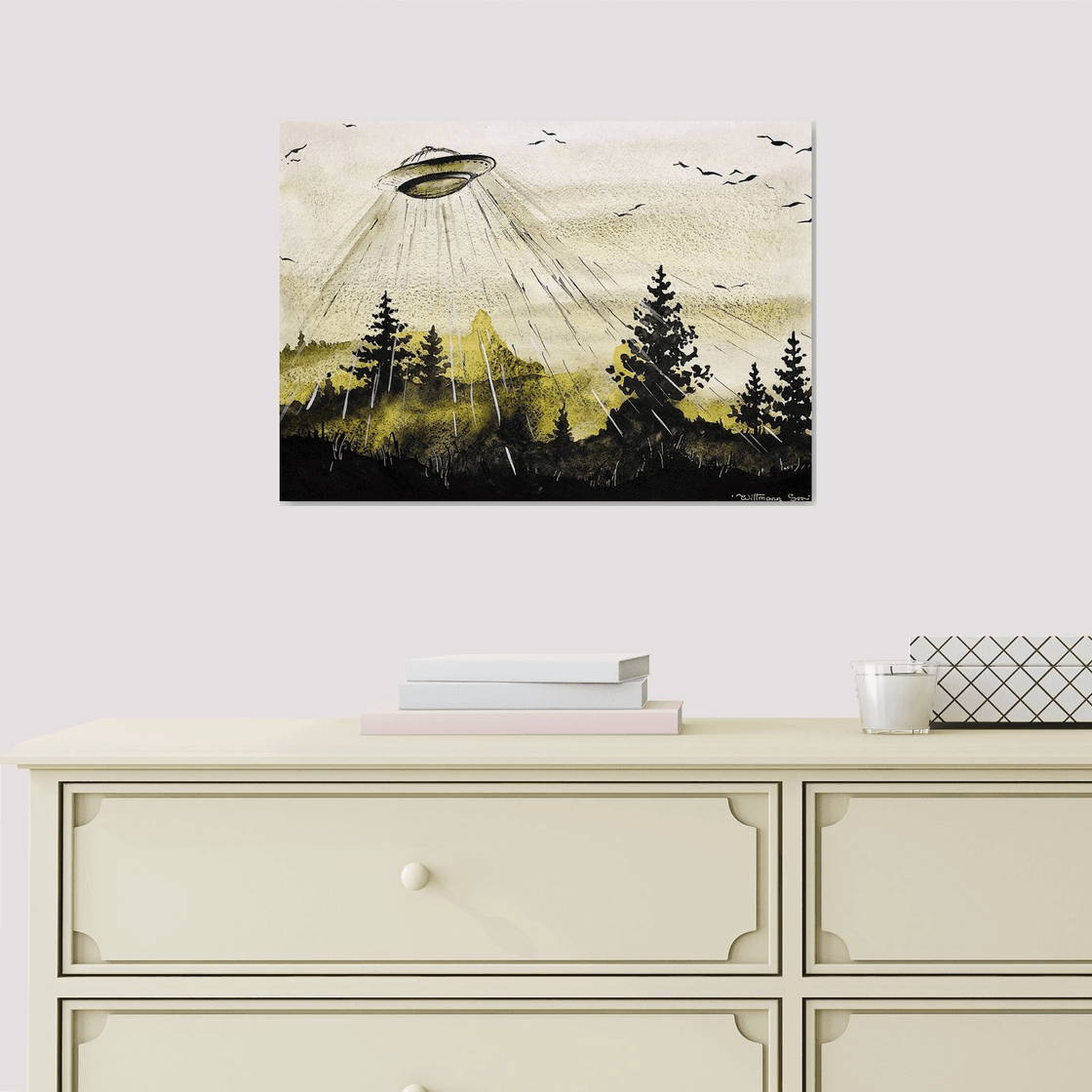 Alien #1 Watercolour: Svetlana Vitman | Artfinder