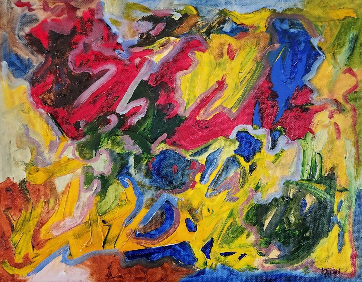 The Weight of Color Oil painting: Katrina Case | Artfinder