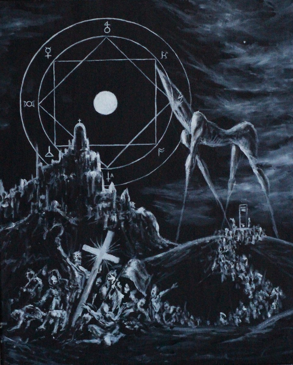 The Black Parade Oil painting by Mark Barrable | Artfinder