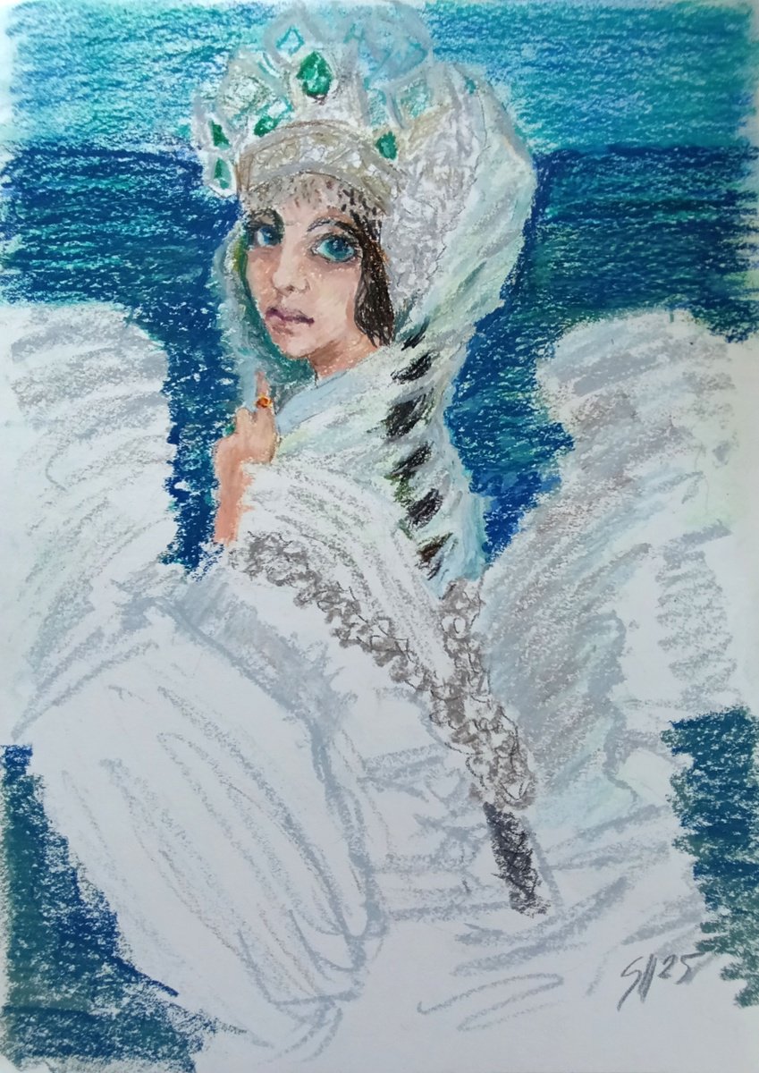 'Swan Princess' Vrubel Pastel drawing: Salana Art / Svetlana Samovarova ...