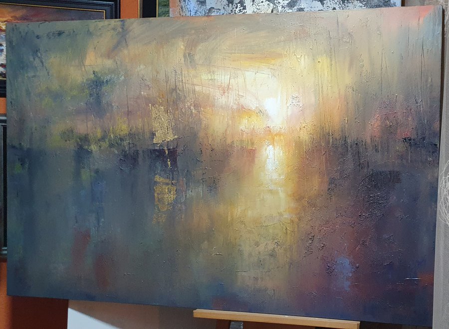 Original Oil Painting - a Matter of Destiny by Ivan Grozdanovski