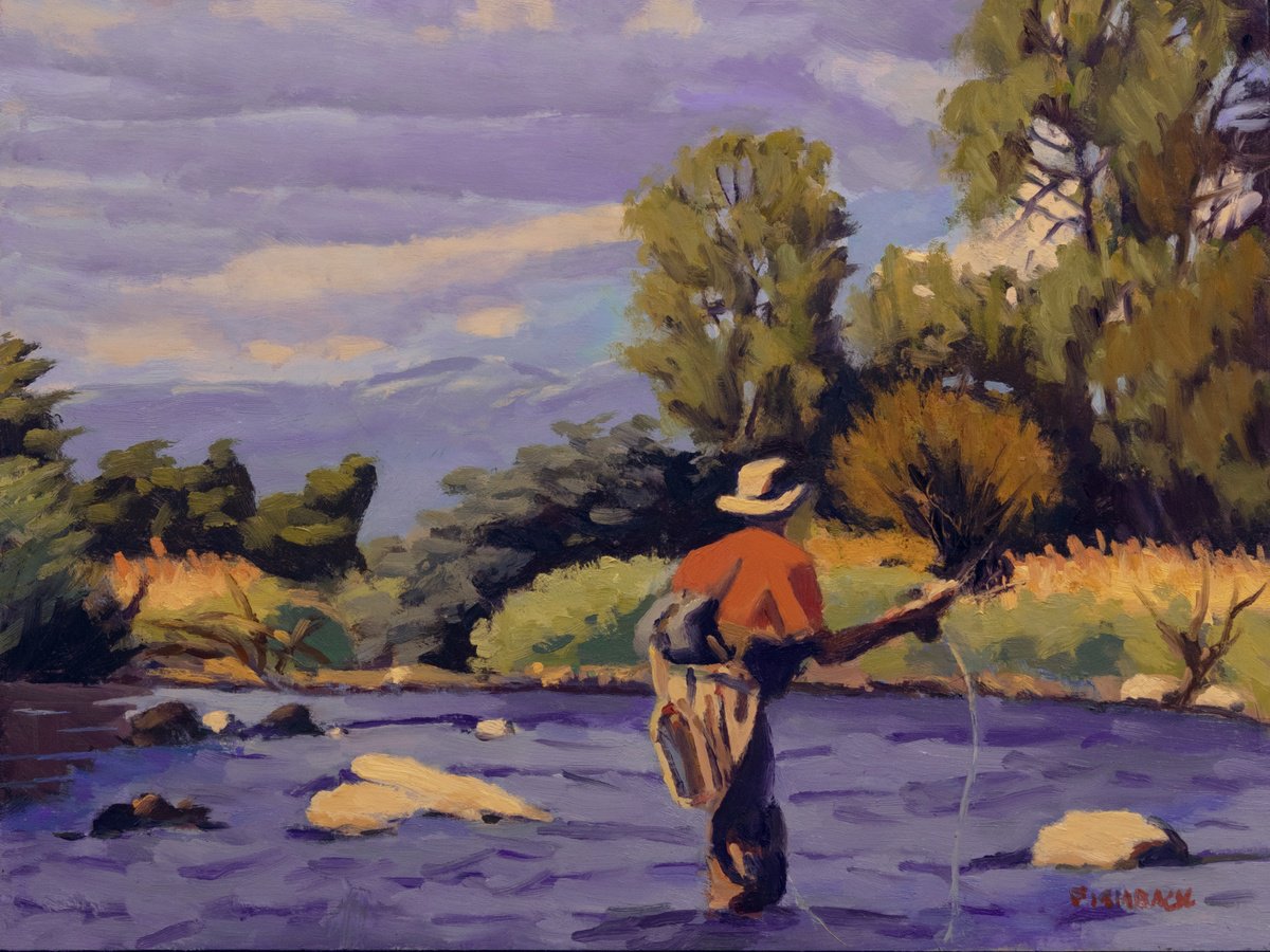 Rainbow Hunting Oil painting: Daniel Brian Fishback | Artfinder