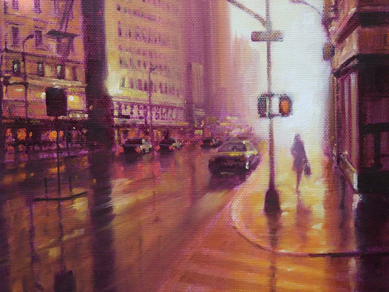 Streets Are Paved With Gold Oil painting by Mark Harrison | Artfinder