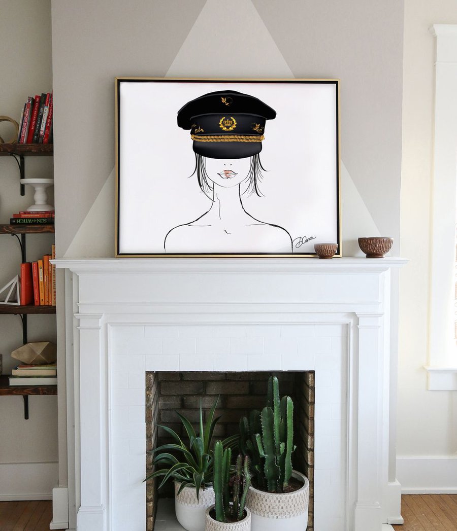 Female Officer Drawing by Artemisia | Artfinder