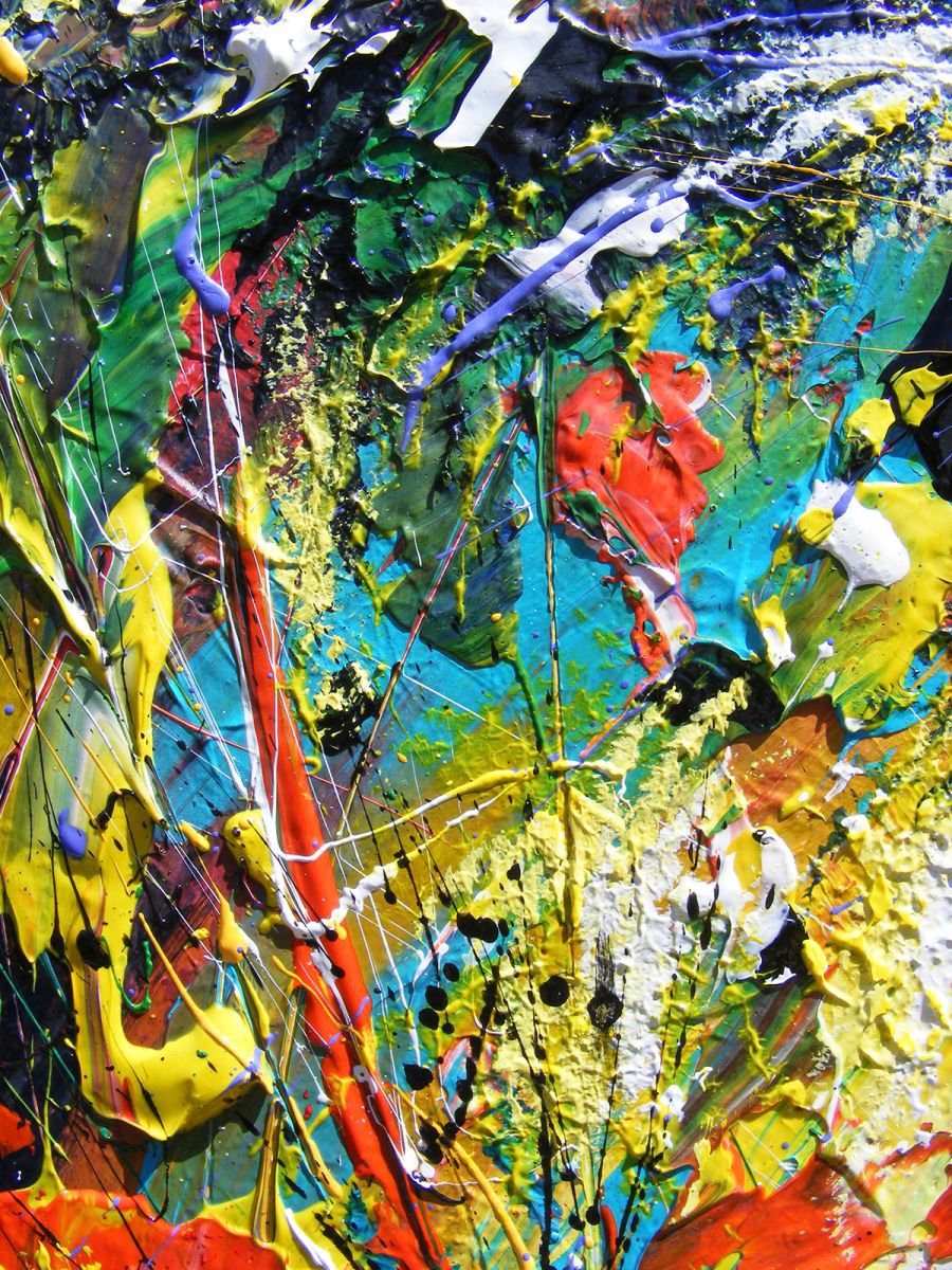 Contemporary Abstract "Earth Light" Acrylic painting: Andrew Alan ...