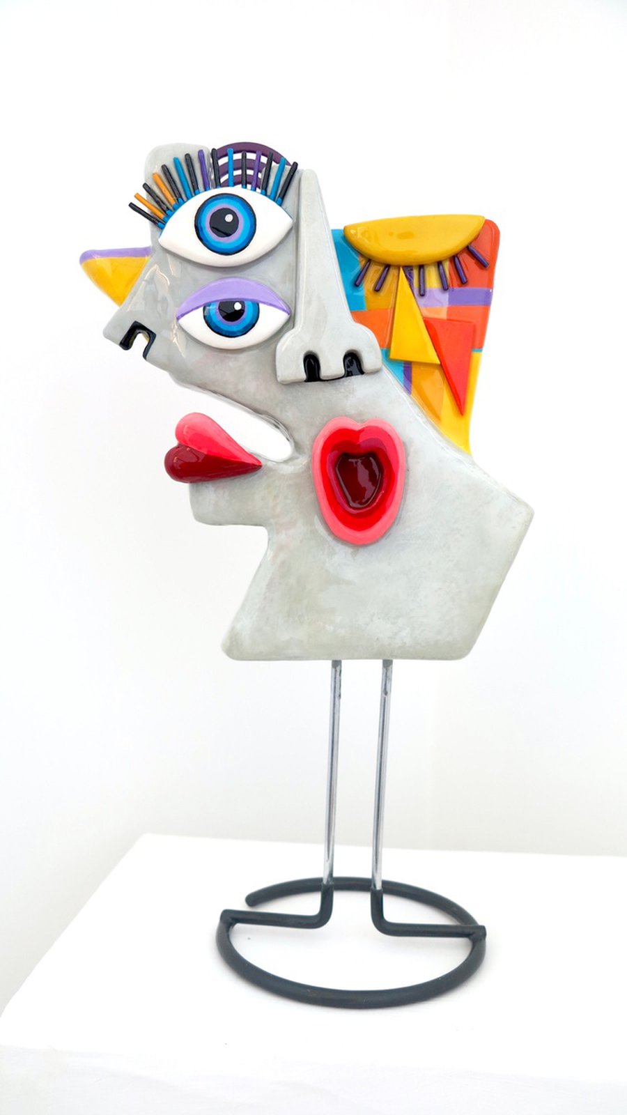 Silent confessions loud expression Mixed-media sculpture: Marilene Salles | Artfinder