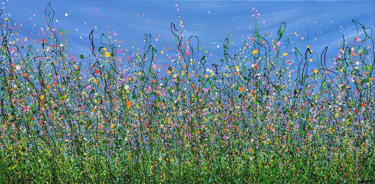 Spring Showers Acrylic painting by Lucy Moore | Artfinder