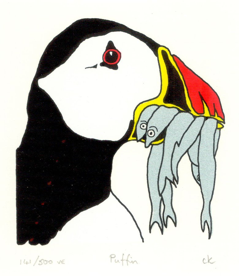 Puffin Screenprint: Carole King | Artfinder