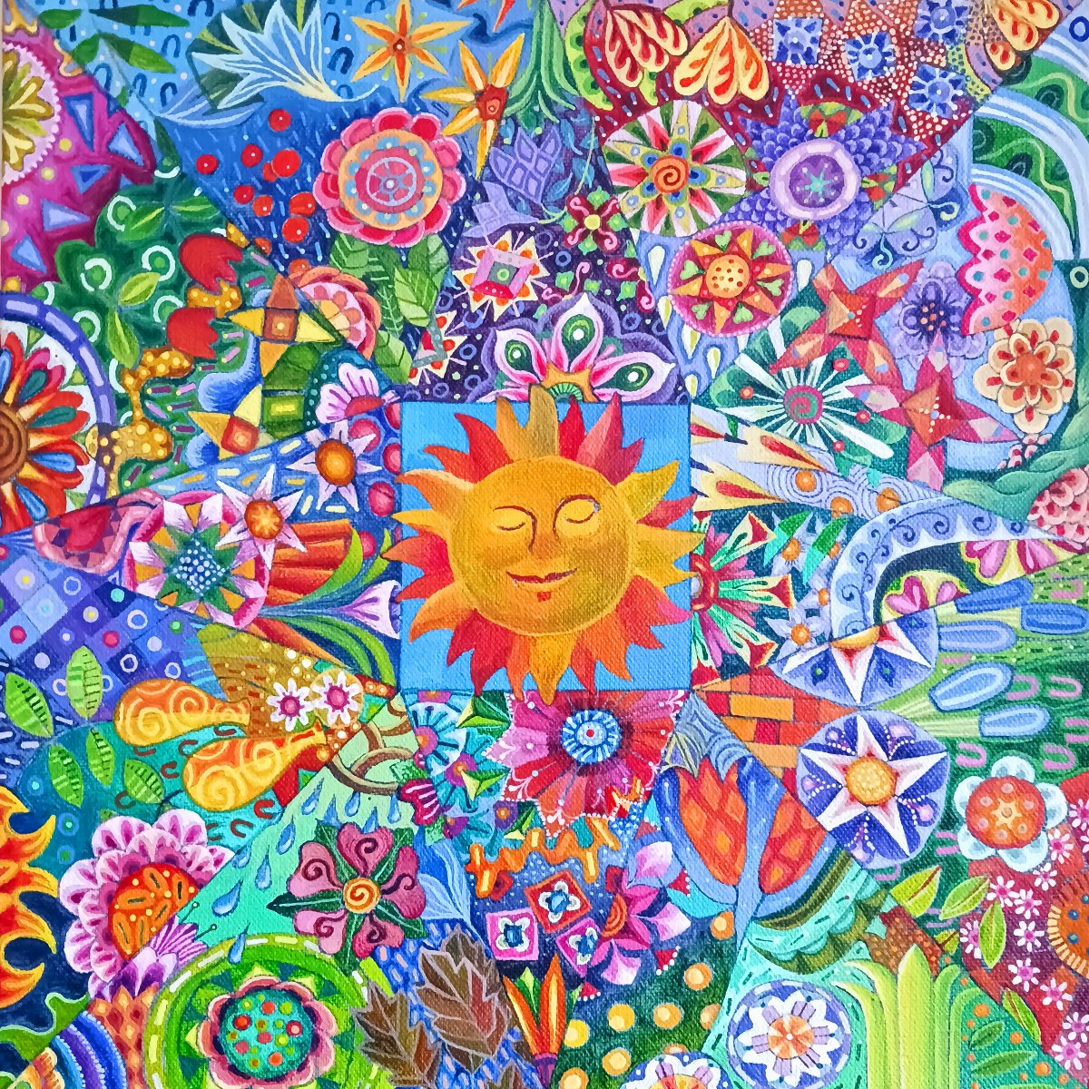 Sol Acrylic painting by Imogen Skelley | Artfinder