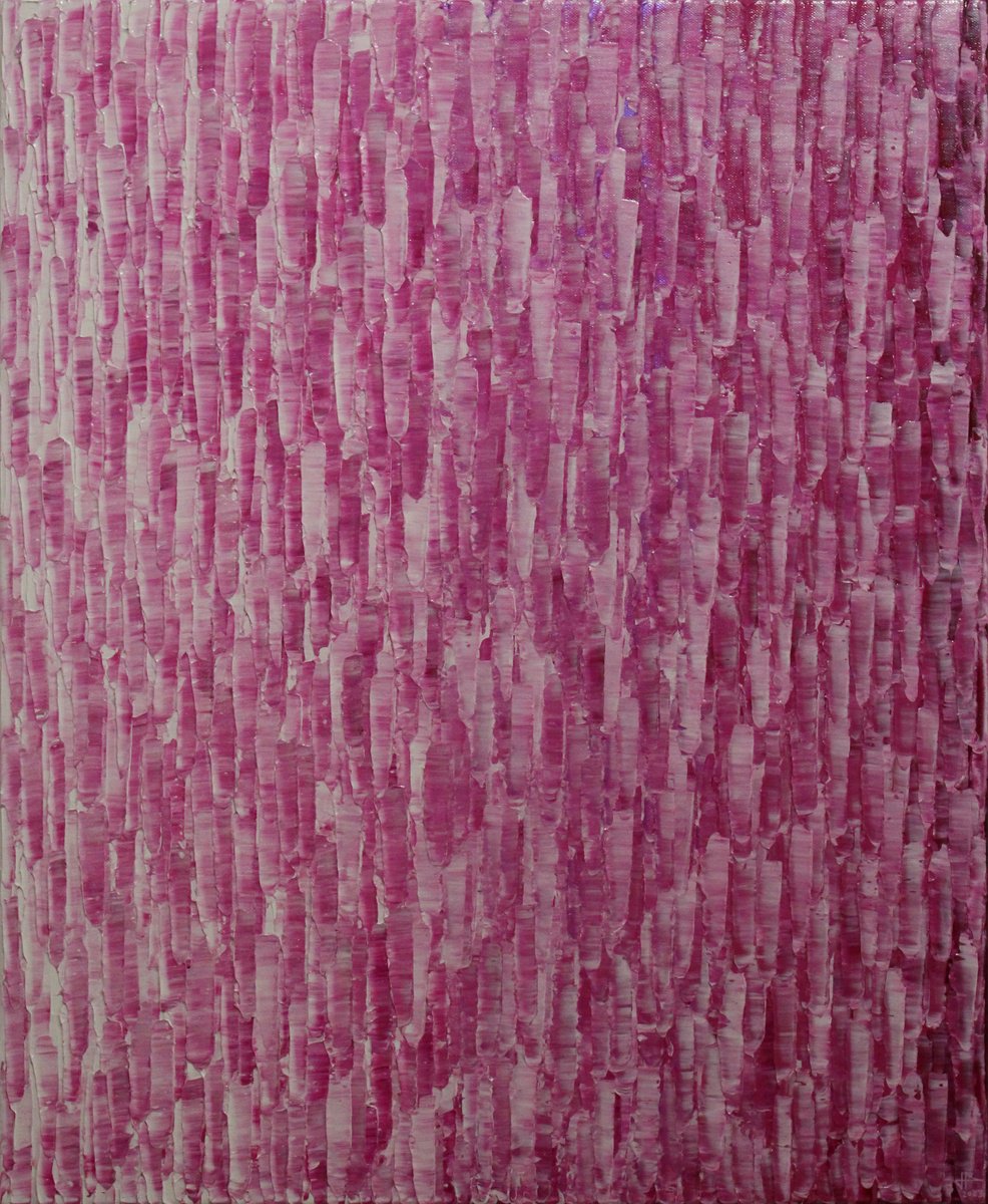 White pink color fade Acrylic painting: Jonathan Pradillon | Artfinder