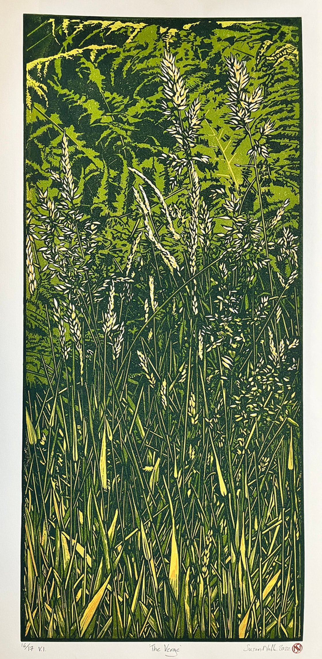 The Verge (version 1) Linocut: Susan Noble | Artfinder